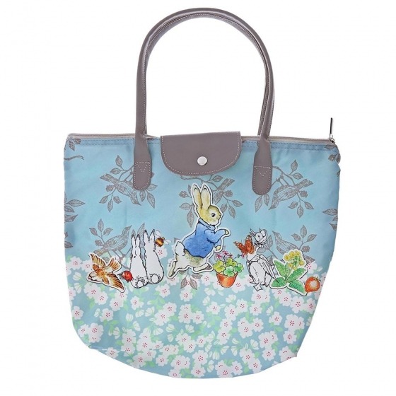 Peter Rabbit Fold-away Tote Bag - Beatrix Potter Figurines